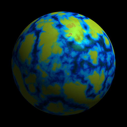 Materials Renderman marble blue cloudy