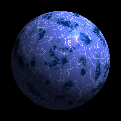 Materials Renderman marble smooth blue