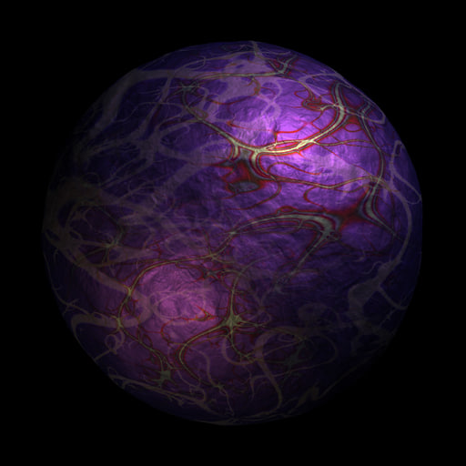 Materials Renderman marble purple stone