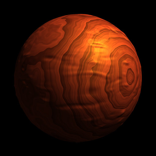 Materials Renderman wood brown red