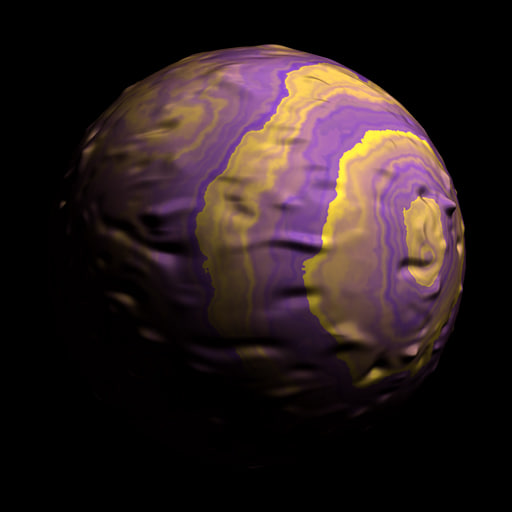 Materials Renderman wood purple with