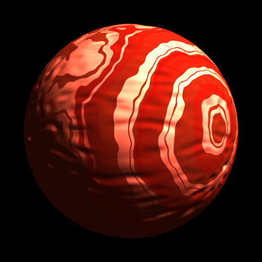 Materials Renderman wood red striped