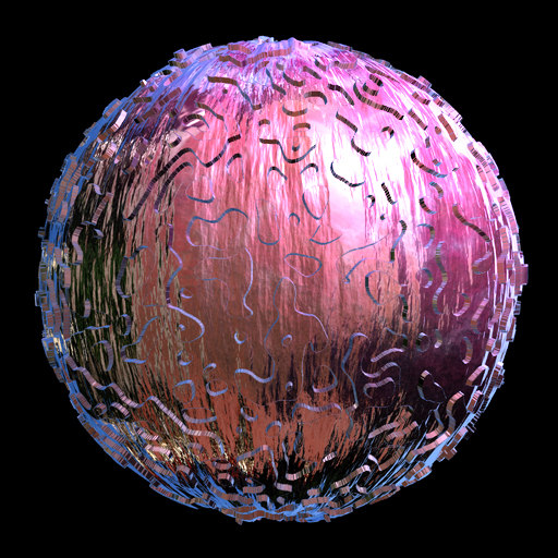 Materials Renderman material alien craters
