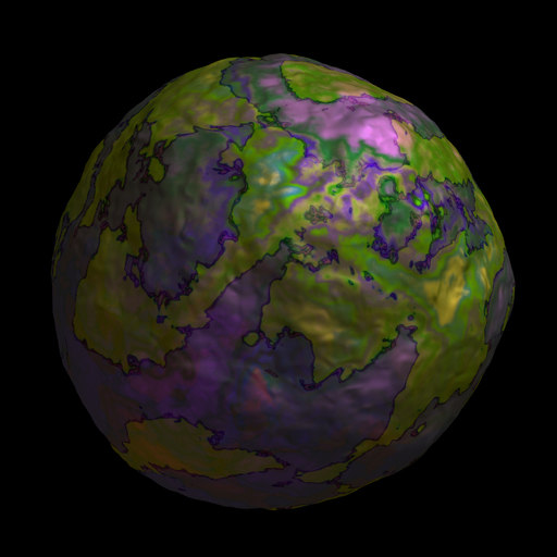 Materials Renderman material sphere round