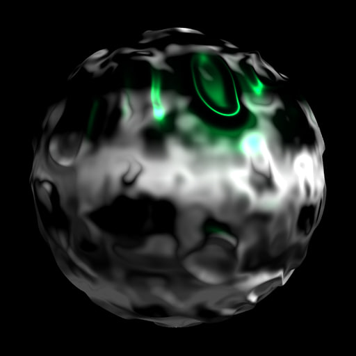 Materials Renderman material sphere round