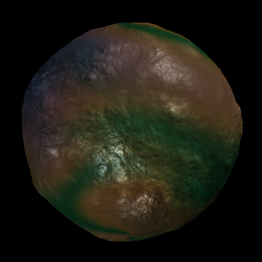 Materials Renderman material sphere round