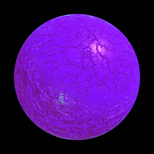 Materials Renderman material sphere round