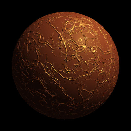 Materials Renderman material sphere round