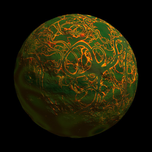 Materials Renderman material sphere round