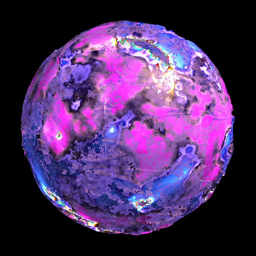 Materials Renderman material sphere round