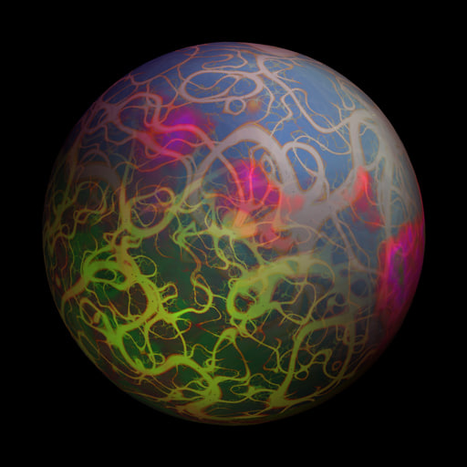 Materials Renderman material sphere round