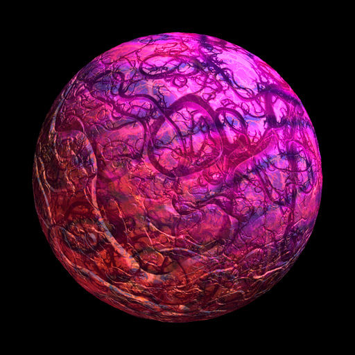 Materials Renderman material sphere round