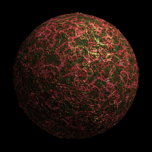 Materials Renderman material sphere round
