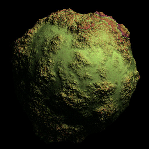 Materials Renderman yellow green bumpy