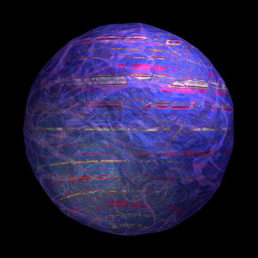 Materials Renderman lines pink blue