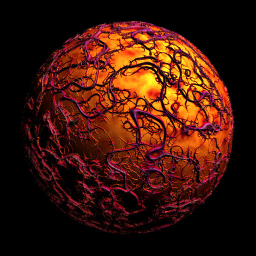 Materials Renderman yellow blue feiry