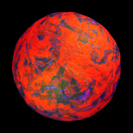 Materials Renderman smooth pink blue