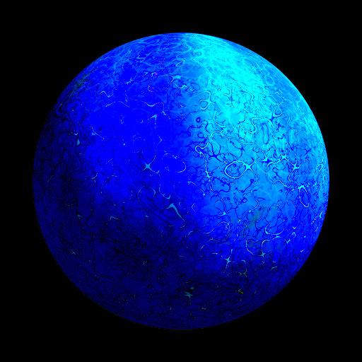 Materials Renderman material blue green