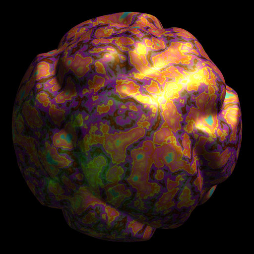 Materials Renderman yellow red purple