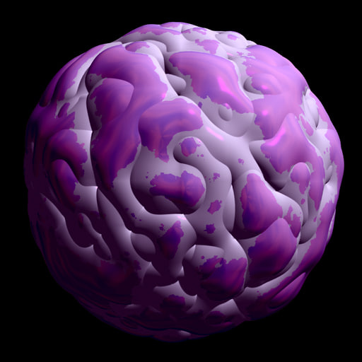Materials Renderman material purple wrinkles