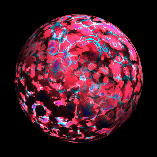 Materials Renderman smooth blue pink