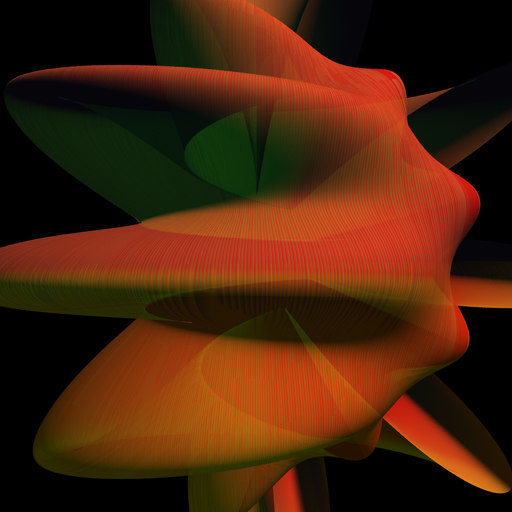 Materials Renderman material warped orange
