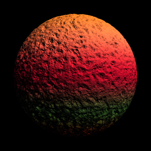 Materials Renderman bright orange red