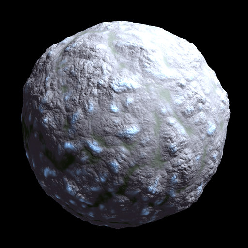 Materials Renderman bright grey mounds