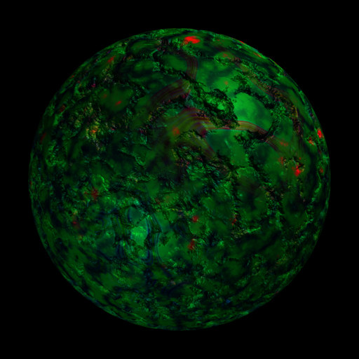 Materials Renderman dark green marble