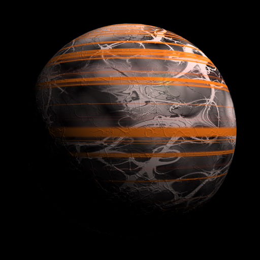 Materials Renderman dark purple veins