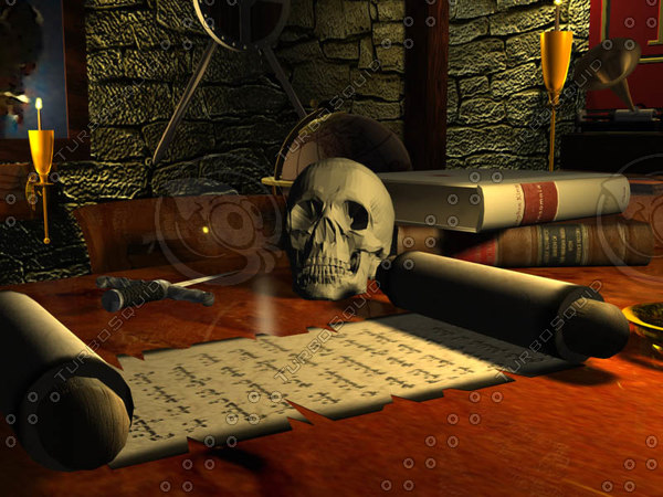 General Targa Medieval Tabletop Scene