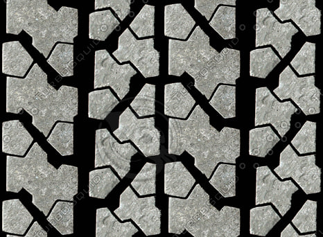 Texture JPEG tread tire construction