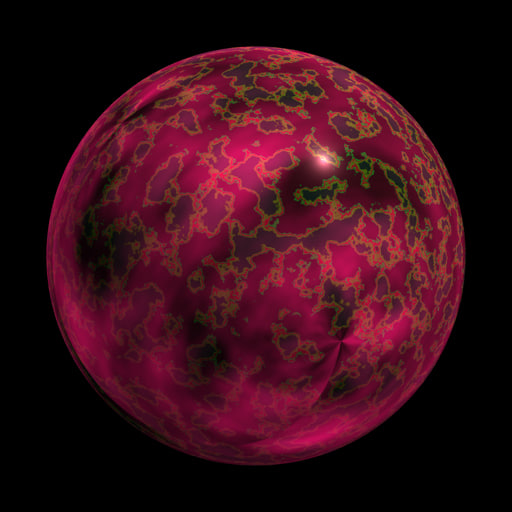 Materials Renderman marble peach smooth