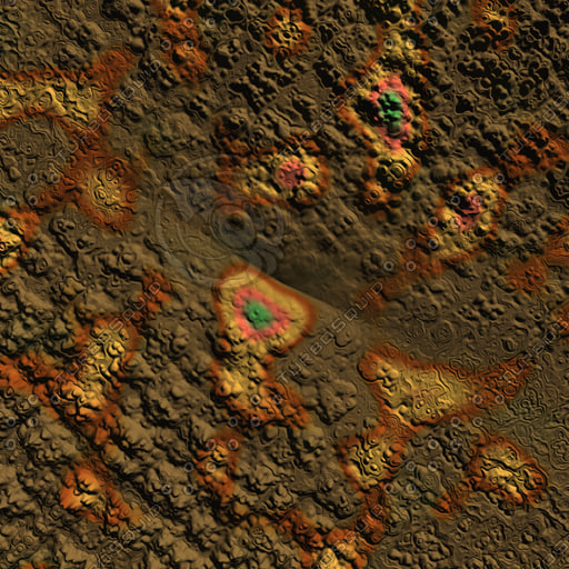 Texture JPEG spike scifi space