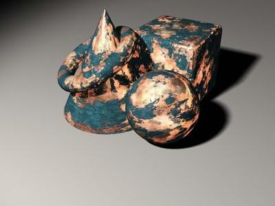 Materials 3ds Max Texture Copper Tarnish Metal
