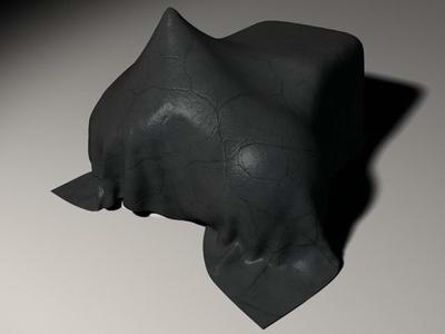 Materials 3ds Max Texture Leather Black Brown