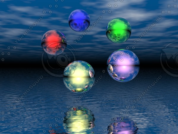 General Windows Bitmap floating shpere ball