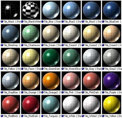 Materials 3ds Max Texture Tiles Procedural tile