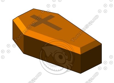 Shapes coffin vector 2d