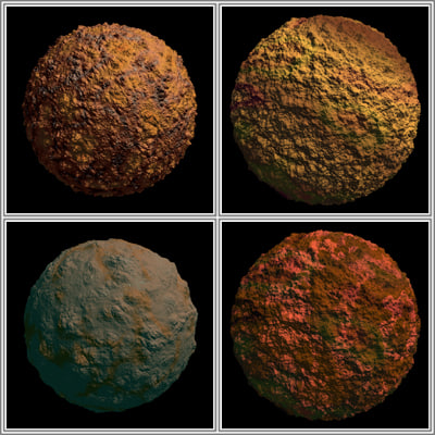General Renderman dirt shader collection