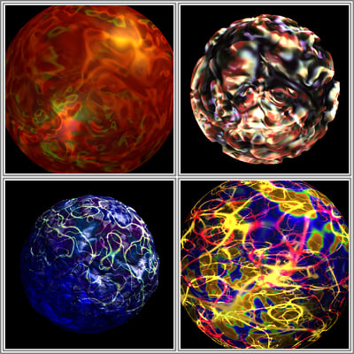 General Renderman energy shader colorful