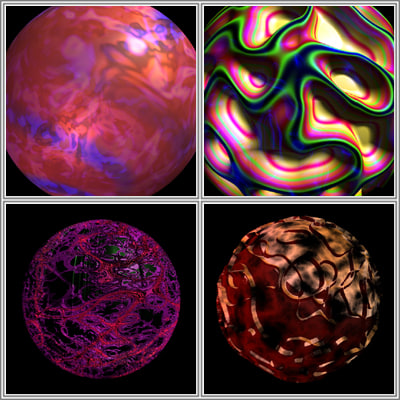 General Renderman energy shader colorful