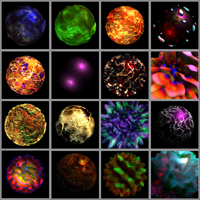 General Renderman glow shader collection