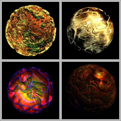 General Renderman glow shader collection