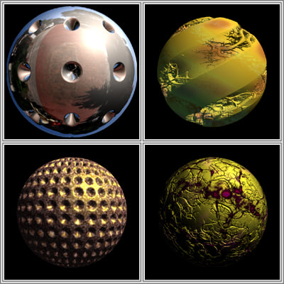 General Renderman gold shader collection