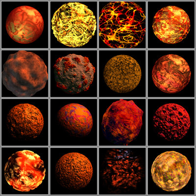 General hot shader lava