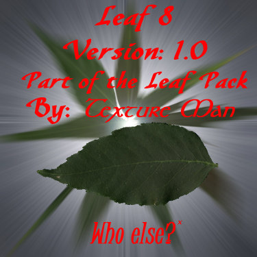 Texture Photoshop leaf plants set
