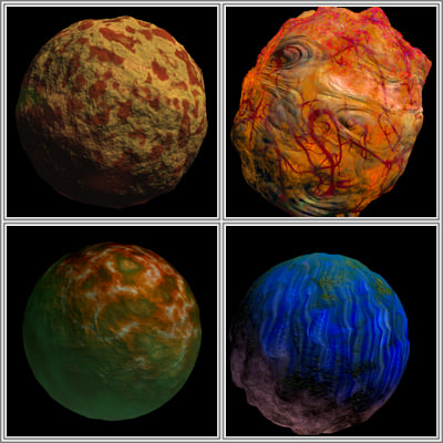 General Renderman mix alien skin