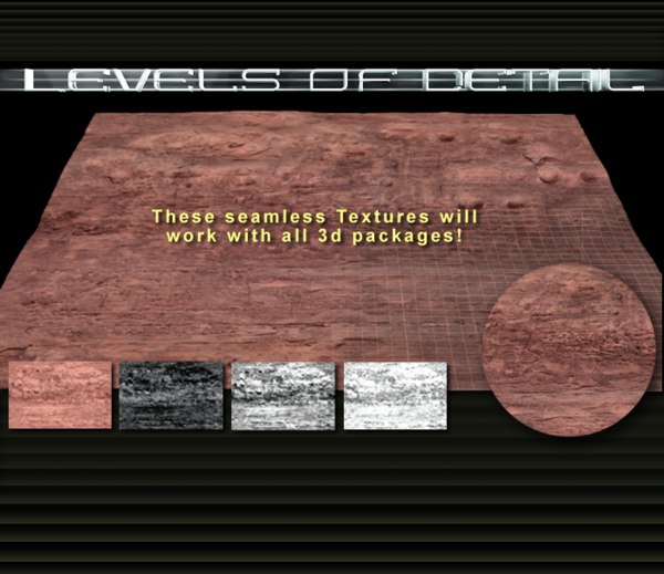 Texture Photoshop LOD levelsofdetail red