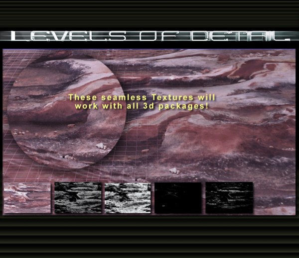 Texture Photoshop lod levelsofdetail red